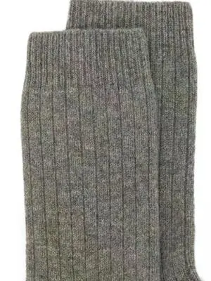 N.peal Ribbed-knit House Socks
