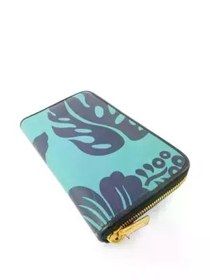 Prada Saffiano Floral-print Wallet