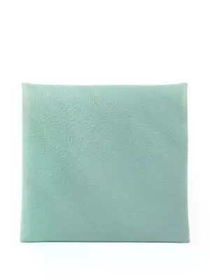 Hermès 2019 Bastia Evercolor Leather Coin Purse - Blue