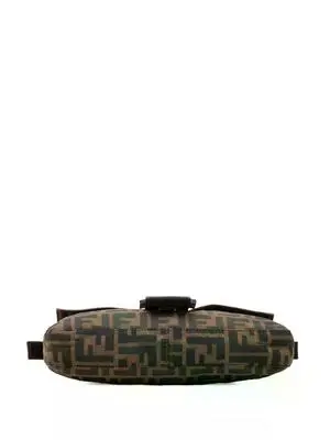 Fendi 1990-2000 Zucca Canvas Baguette Shoulder Bag