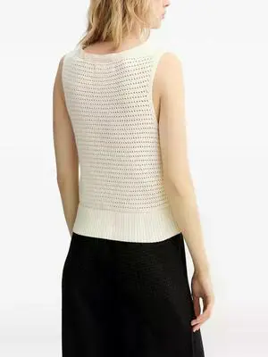 Marc O'polo Open-knit V-neck Vest