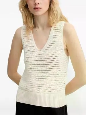 Marc O'polo Open-knit V-neck Vest