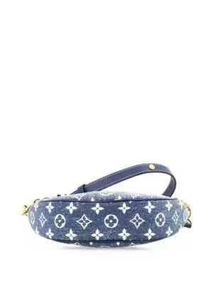 LOUIS VUITTON Loop Handbag Monogram Jacquard Denim Hobo Bag