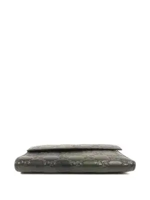 Gucci Logo-print Flap Wallet - Black