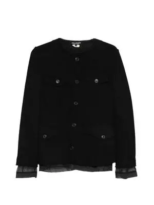 Comme Des Garçons 2000s Layered Button-up Jacket