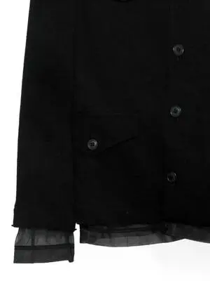 Comme Des Garçons 2000s Layered Button-up Jacket