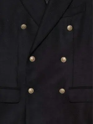 Caruso Double-breasted Peak-lapel Jacket