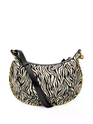 Isabel Marant Étoile Oskan Moon Zebra-pattern Shoulder Bag