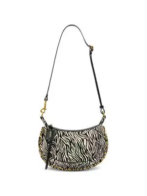 Isabel Marant Étoile Oskan Moon Zebra-pattern Shoulder Bag - Neutrals