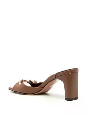 HARDOT Block-heel Sandals - Brown