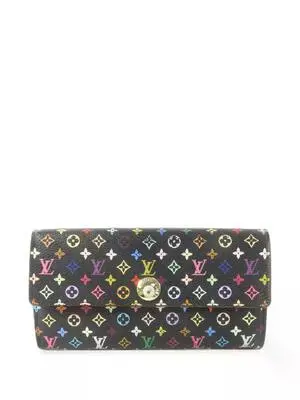 LOUIS VUITTON Monogram Multicolore Sarah Wallet - Black