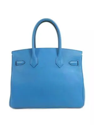 Hermès 30 Birkin Handbag - Blue