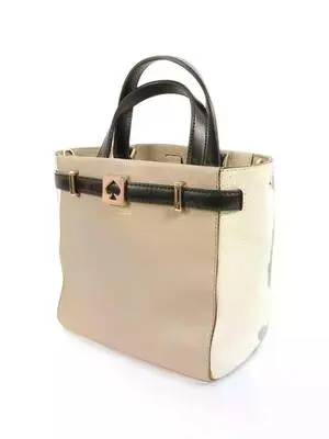 Kate Spade New York Ghw 2 Way Logo-plaque Shoulder Bag - Brown