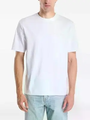 SAMSOE SAMSOE Sajesper Logo-embroidered T-shirt - White