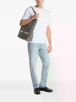 SAMSOE SAMSOE Sajesper Logo-embroidered T-shirt