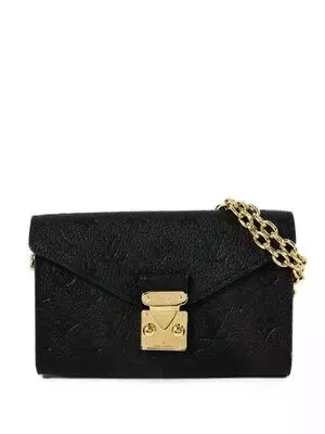 LOUIS VUITTON Monogram Empreinte Pouch Metis Shoulder Bag - Black