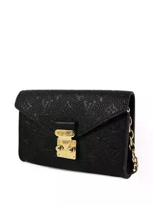 LOUIS VUITTON Monogram Empreinte Pouch Metis Shoulder Bag - Black