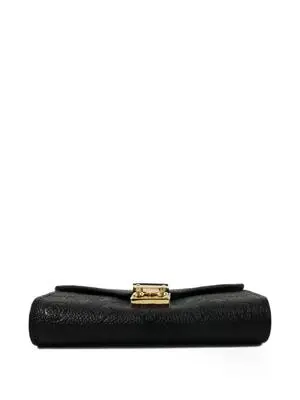 LOUIS VUITTON Monogram Empreinte Pouch Metis Shoulder Bag - Black