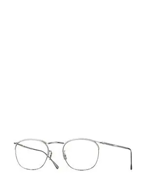 EYEVAN7285 190 Round-frame Glasses - Silver