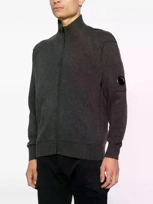 C.P. COMPANY Zip-up Lens Sweater