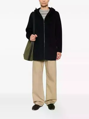 Aspesi Hooded Zip-up Parka - Blue