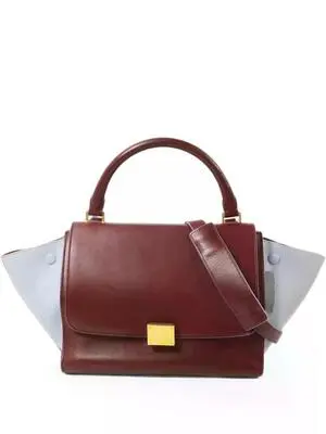 Celine Trapeze Shoulder Bag - Red