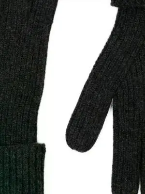 N.peal Ribbed-knit Gloves
