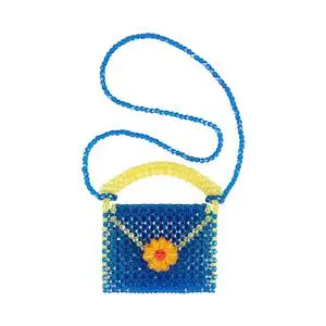 TILLIE BEADS Bliss Mini Sunflower Bead Bag - Blue