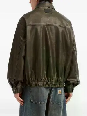Izzue Logo-embossed Bomber Jacket