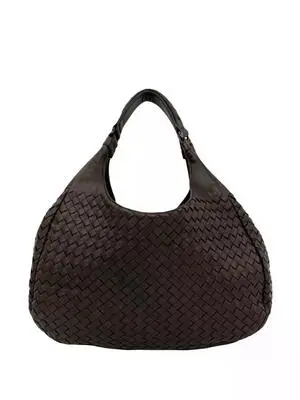 Bottega Veneta 2012-2026 Intrecciato Campana Hobo Bag - Brown