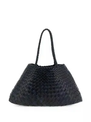 Dragon Diffusion Big Santa Croce Woven Shoulder Bag - Blue