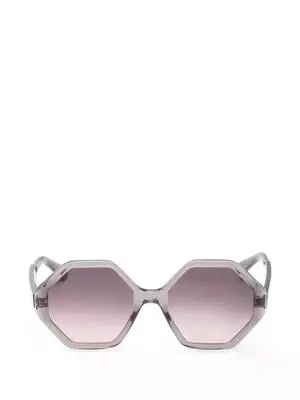 FERRAGAMO Geometric-frame Sunglasses