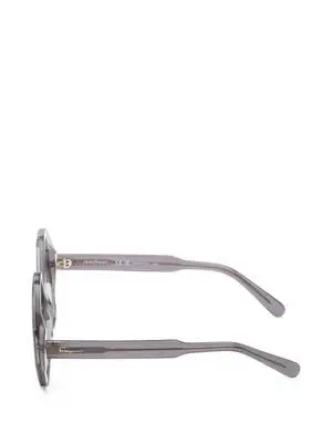 FERRAGAMO Geometric-frame Sunglasses