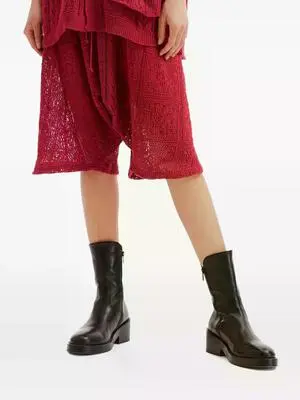 Y’s Mexican Tiles Pattern Knit Cotton Shorts