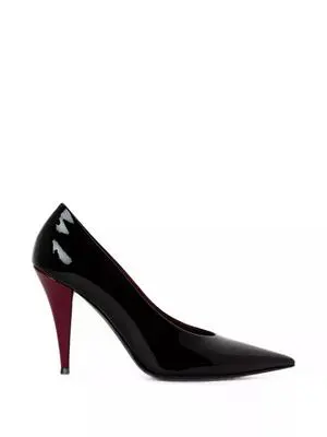 Givenchy Pointy Pumps In Patent Leather - Black