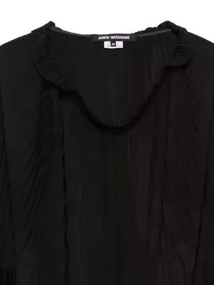 Junya Watanabe Pleated Ruffled-trim Top