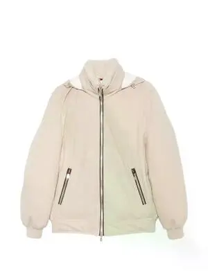 Brunello Cucinelli Hooded Zip-up Jacket - Neutrals