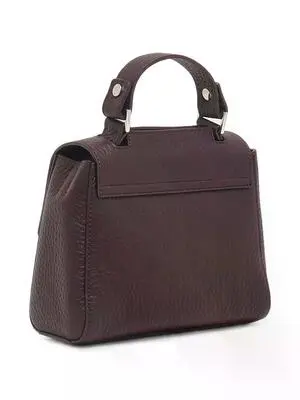 Orciani Mini Grained Leather Tote Bag