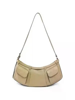 Pinko Buckle-detail Leather Shoulder Bag