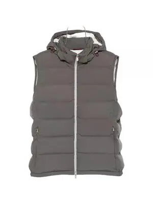 Brunello Cucinelli Quilted Hooded Gilet