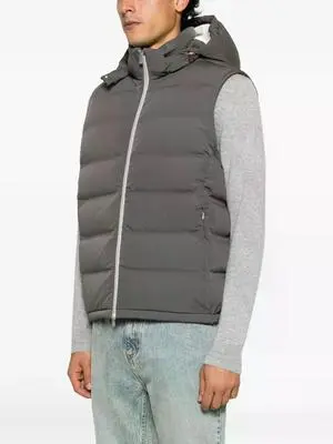 Brunello Cucinelli Quilted Hooded Gilet