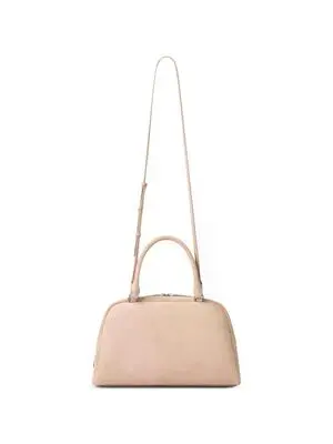Givenchy Antigona East-west Bowling Bag In Suede - Neutrals