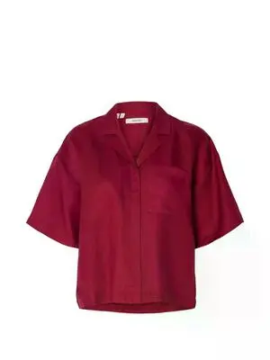 SELECTED Short-sleeved Shirt - Red