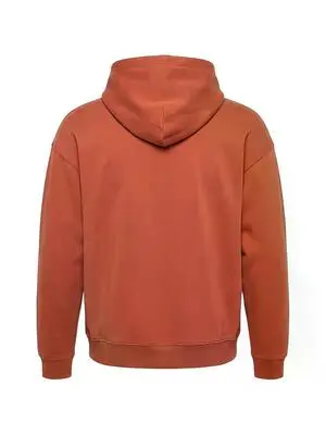 Valentino Garavani Logo-embroidered Panelled Hoodie - Orange