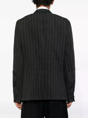 Junya Watanabe Patchwork Pinstripe Jacket