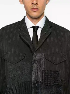 Junya Watanabe Patchwork Pinstripe Jacket