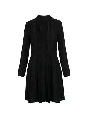 Valentino Garavani Lace-panelled Pleated Mini Dress