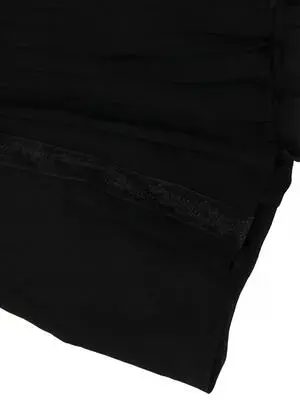 Valentino Garavani Lace-panelled Pleated Mini Dress