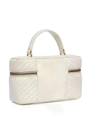 Pinko Small Beauty Case With Shoulder Strap Chevron-nappa