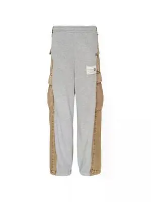 Mihara Yasuhiro Combined Sweat Military Pants - Grey
